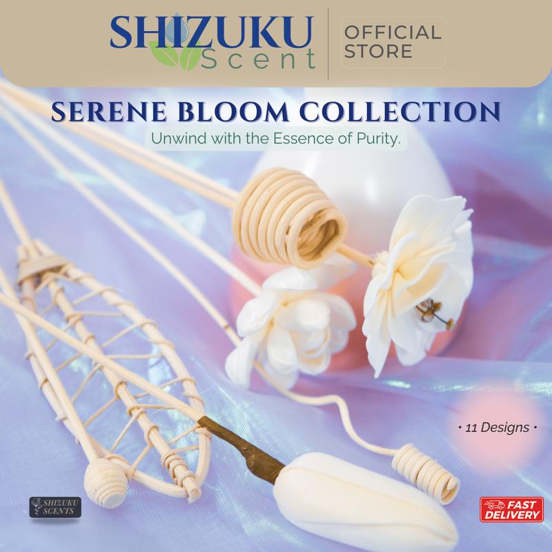 Serene Bloom Diffuser Sticks – Handmade Floral Rattan Reeds|Long-Lasting Scent, Eco-Friendly ...