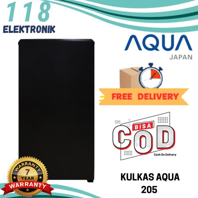 KULKAS 1 PINTU AQUA JAPAN AQRD 205 MDS/MLS LEMARI ES 1 LOW WATT - Shop ...