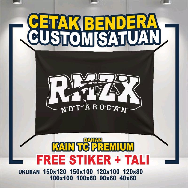 bendera custom desain sendiri mix colour flag - Shop | Tokopedia