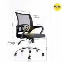 Promo NUEL Kursi Kantor Import / Office Chair / Kursi Jaring - Hitam ...