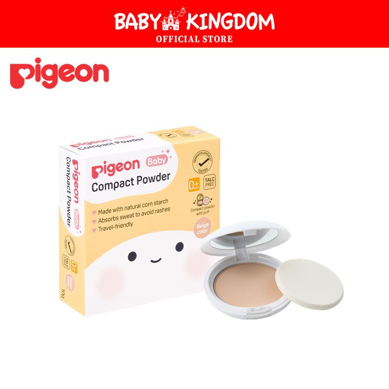 Pigeon Baby compact powder with puff (Beige Color) - TikTok Shop Singapore