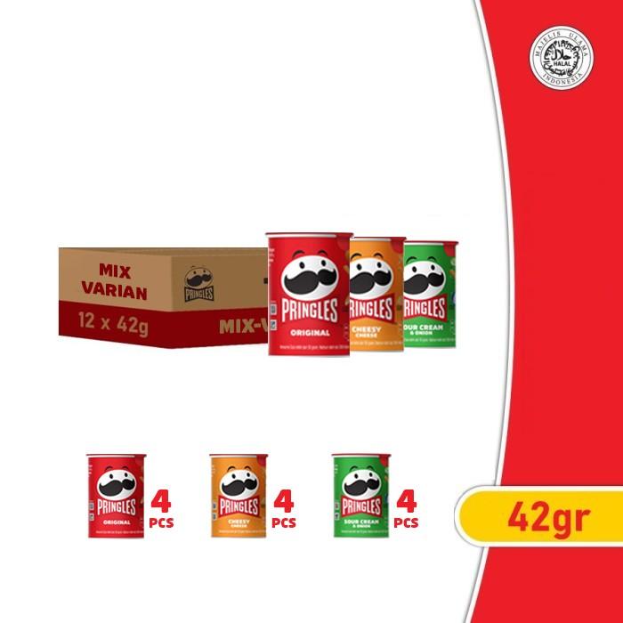 [CARTON DEALS] Pringles Keripik 42gr x 12pcs - Mix Varian - Shop ...