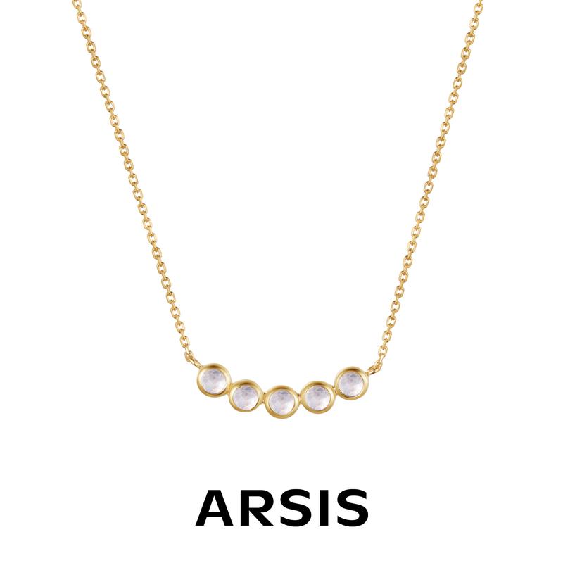 Secret Garden Summer Night Blue Moon Smile Necklace [ARSIS Jewelry ...
