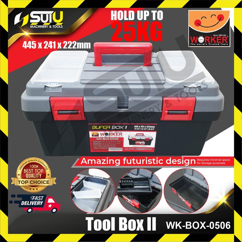 WORKER WK-BOX-0506 Kotak Alat / Super Tool Box II - TikTok Shop Malaysia