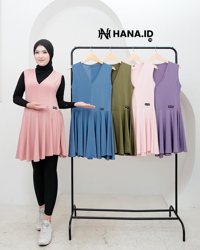 Rompi Hijab Olahraga wanita Tanpa Lengan Jersey Premium 3in1 - Shop ...