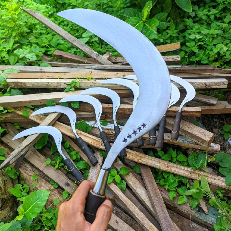 Sabit Rumput Madura Alat Tani Baja Sabit Padi, Jagung, Tebu, - Shop ...