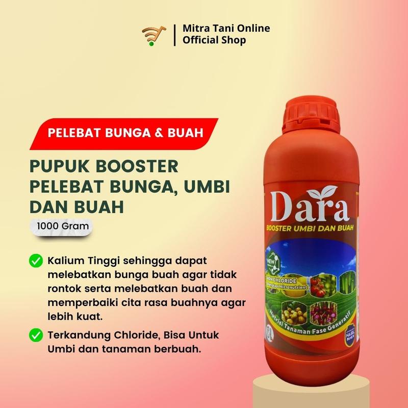 DARA BOOSTER 500 ml - Pupuk Kalium Cair Pelebat Bunga dan Buah Tanaman ...