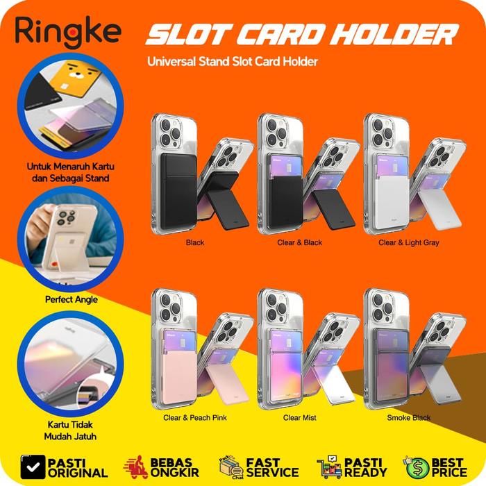 Promo Ringke Compatible For Stand Slot Card Holder Stand HP Dudukan ...