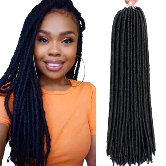 Rambut Gimbal ISI 12 HELAI Dreadlock Rambut Sambung Rambut Reggae ...