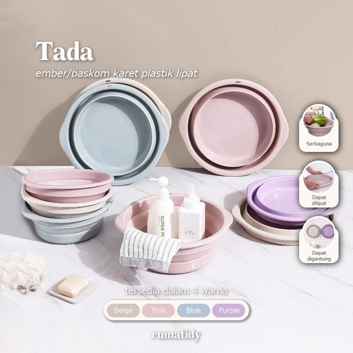 Promo TADA Ember Baskom Lipat Karet Foldable Serbaguna Cuci Sayur ...