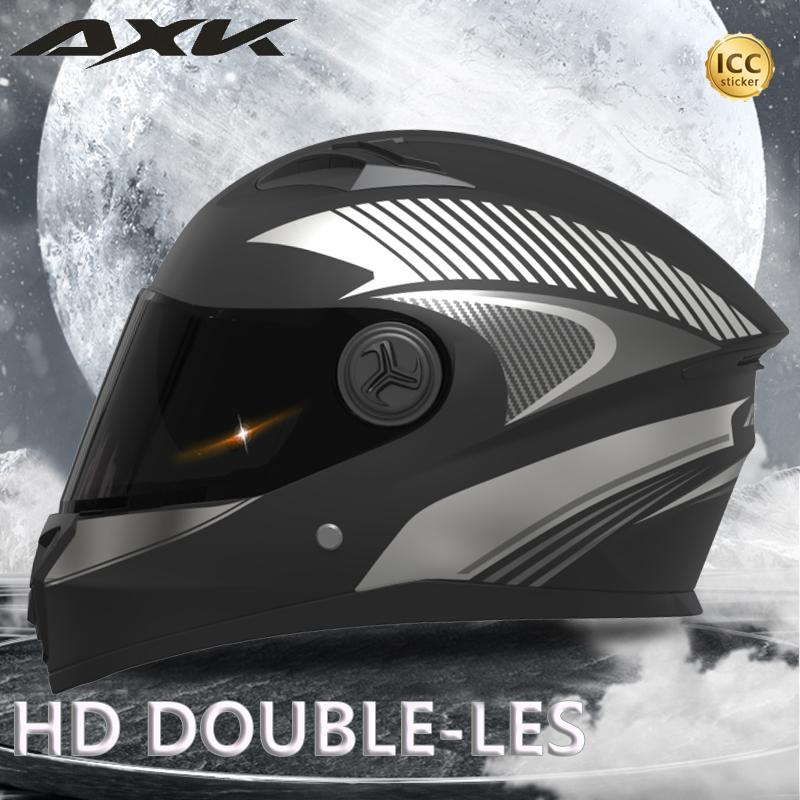Axk 903 Full Face Motorcycle Helmet Durable Dust Proof And Fog - TikTok ...