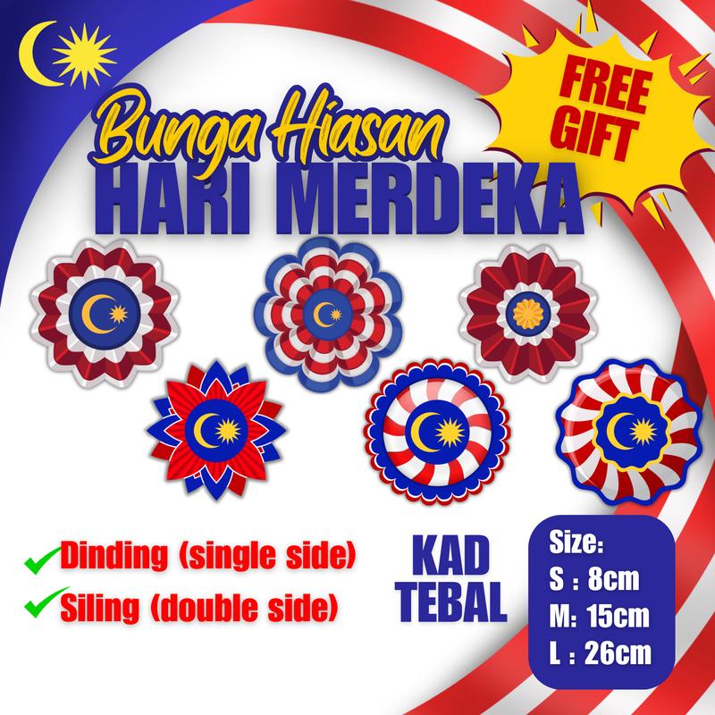 Kad tebal bunga hiasan gantung siling tampal dinding bunga Malaysia ...