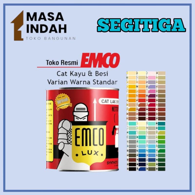 EMCO LUX Cat Kayu dan Besi 1 kg Segitiga - Shop | Tokopedia