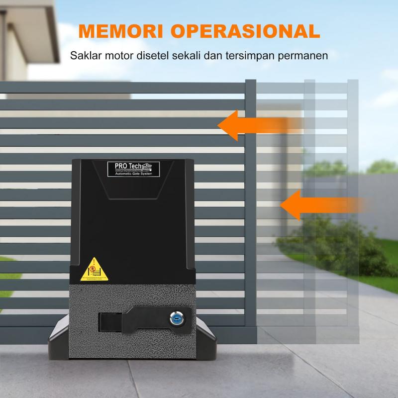 Smart Sliding Gate PRO Tech 1000 / Mesin Pagar Gerbang Otomatis - Shop ...