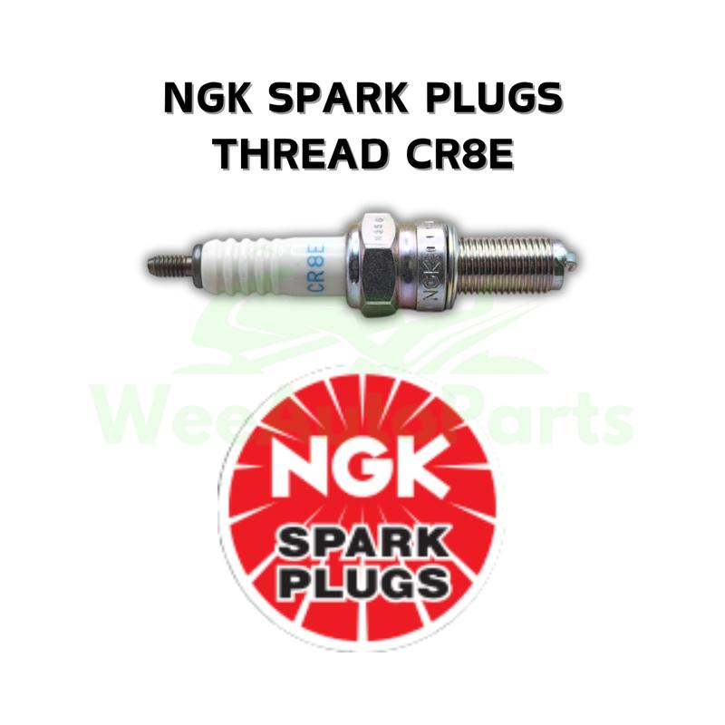NGK SPARK PLUG CR8E PLUGS Y15 Y16 FZ150 NOUVO LC R25 VS125 BELANG ...