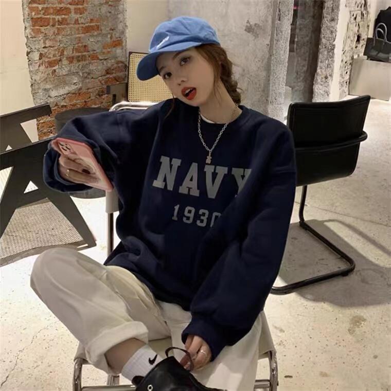BTY - Women Loose Letter Print Sweater Jacket 2022 New Desig - TikTok ...