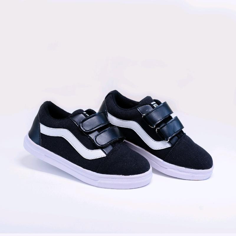 SEPATU SNEAKERS ANAK VELCRO BAHAN KANVAS PREMIUM TERBARU CO - Shop ...