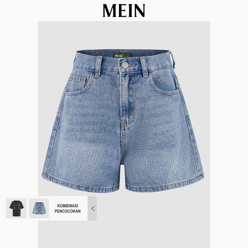 [MEIN] GIRL POWER Celana Jeans Pendek Wanita Hot Pants Jeans - Shop ...