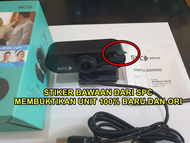 SPC Kamera Webcam WC02 1080p Full HD untuk PC Komputer atau Laptop ...
