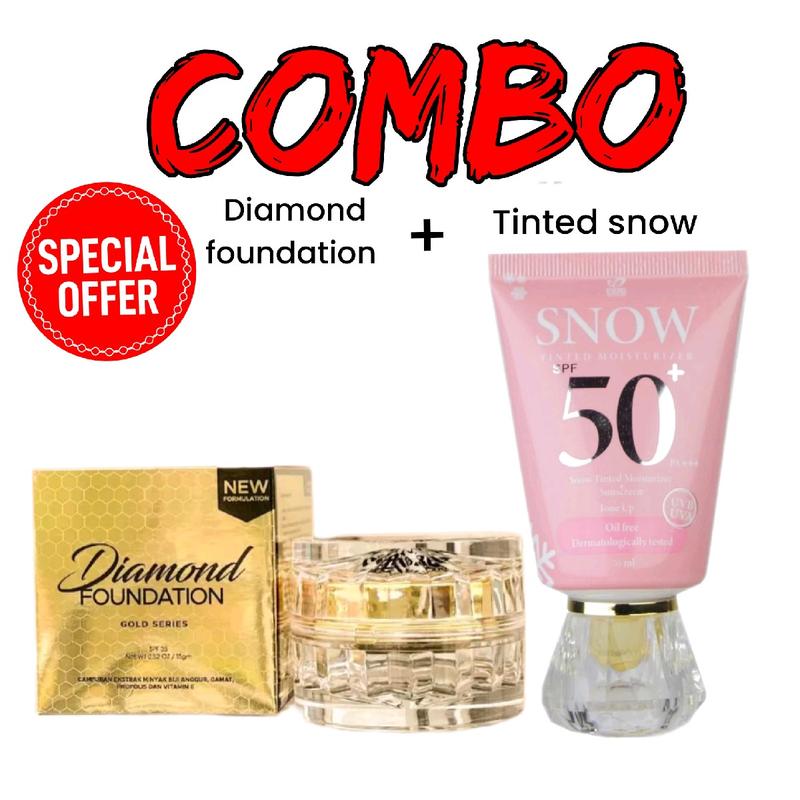 Dherb kombo skincare sunscreen SPF 50 SNOW TINTED MOISTURIZE - TikTok ...