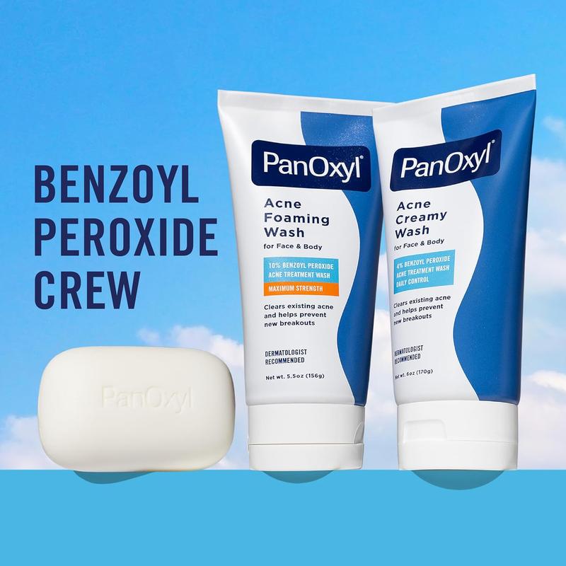 PanOxyl Creamy Wash 4% Benzoyl Peroxide 170g High Strength ...