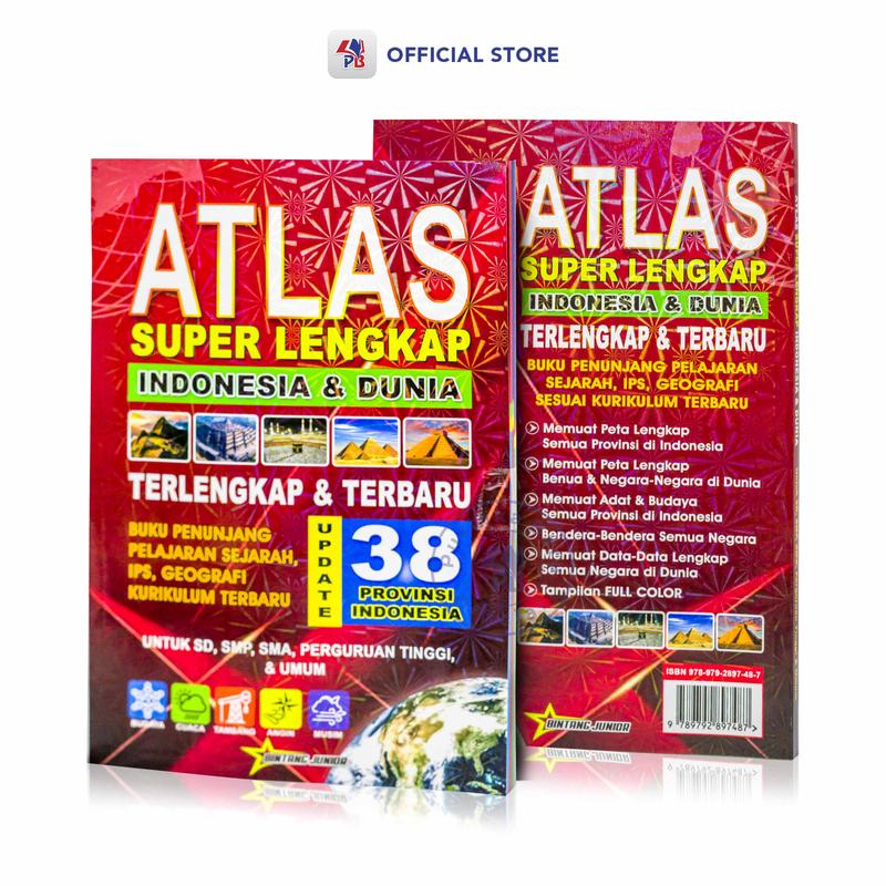Atlas Super Lengkap Indonesia & Dunia Ukuran Kecil Terlengka - Shop ...