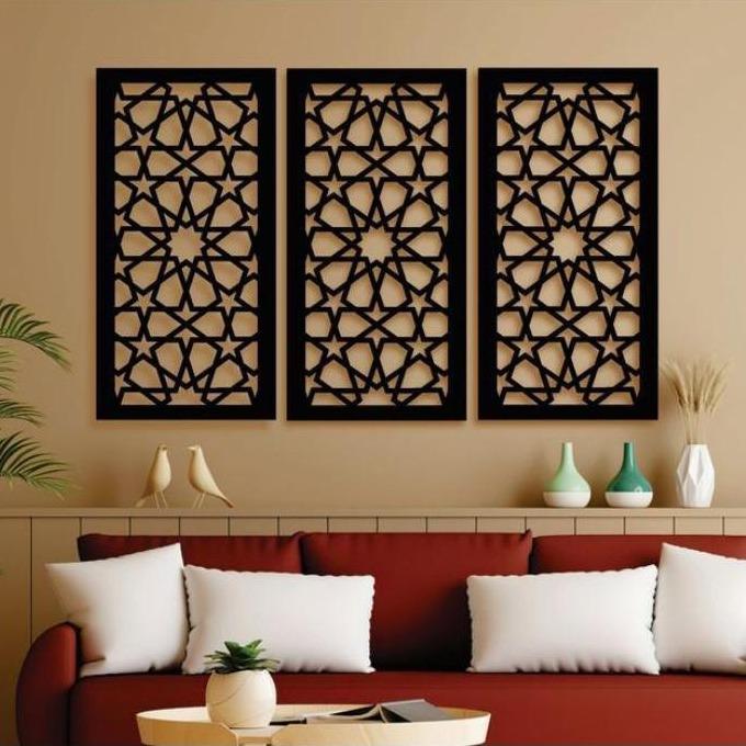 Hiasan Dinding Morocco Style Islami Laser Cut Dekorasi Rumah Walldecor ...