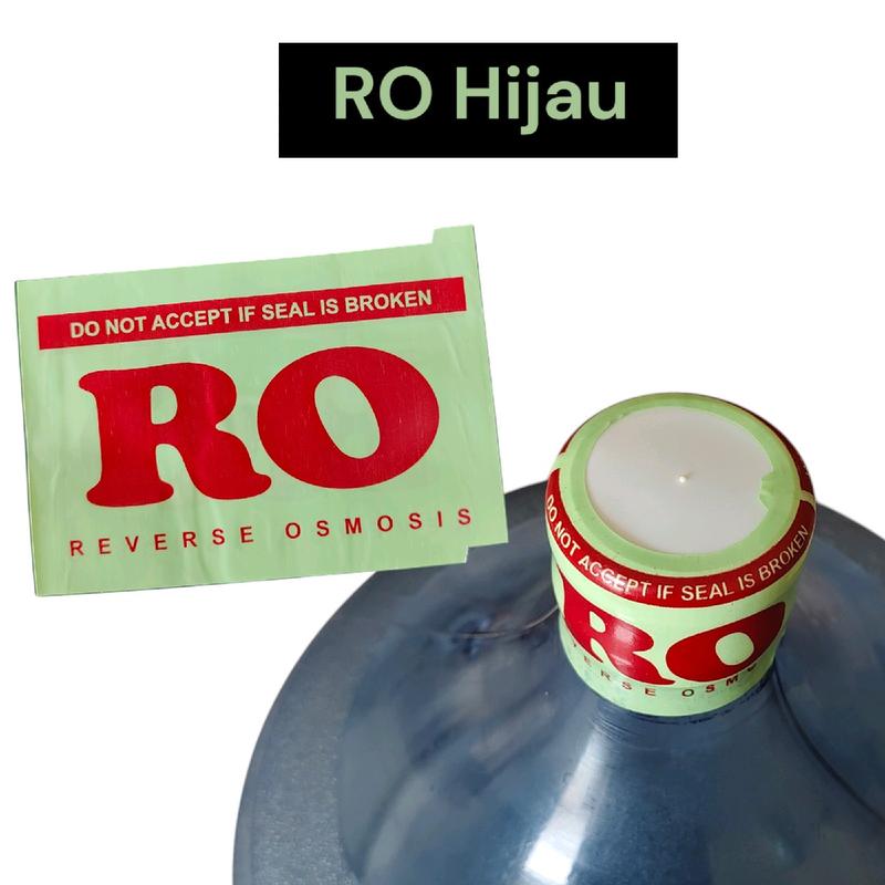 Segel Galon RO Hijau Pandan 200 Lembar / Ikat Plastik - Shop | Tokopedia