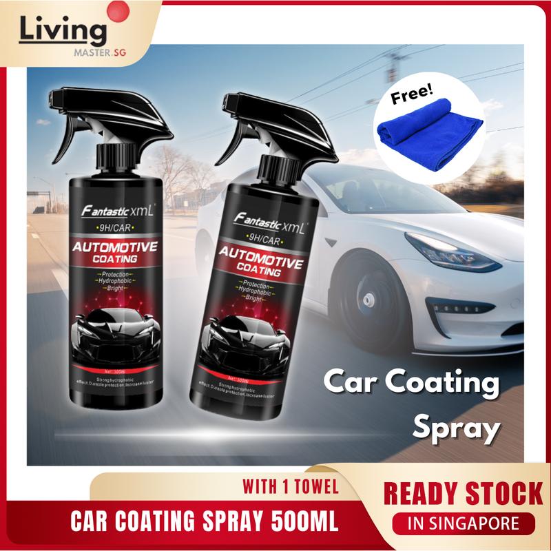 500ml Car Nano Coating Spray Quick Polish Wax Polish Liquid Automotive ...