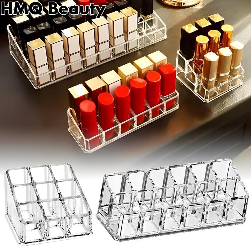 9/12-grid Makeup Storage Box Acrylic Transparent Cosmetic Lipstick ...