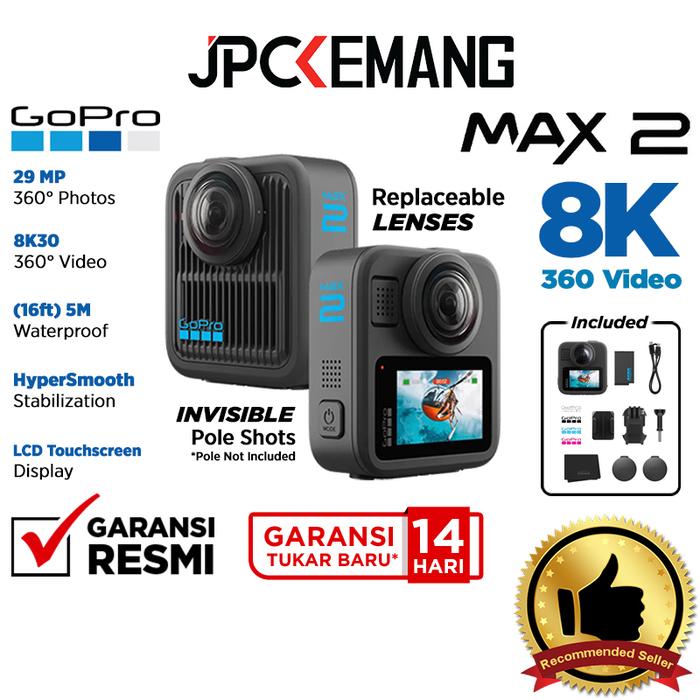 Promo GoPro Max 2 8K 360 Action Camera Go Pro HERO Max2 Action Cam ...