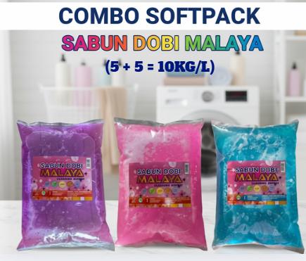 Sabun Dobi Malaya Combo isi ulang 10 KG (5+5kg/L) - TikTok Shop Malaysia