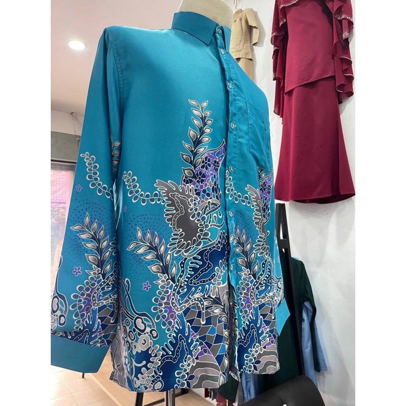 KEMEJA BATIK PLUS SIZE BATIK MALAYSIA - TikTok Shop Malaysia