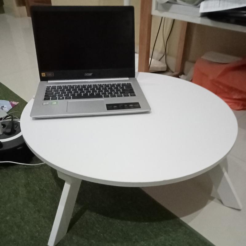 Meja bulat lipat aeshetic - Shop | Tokopedia