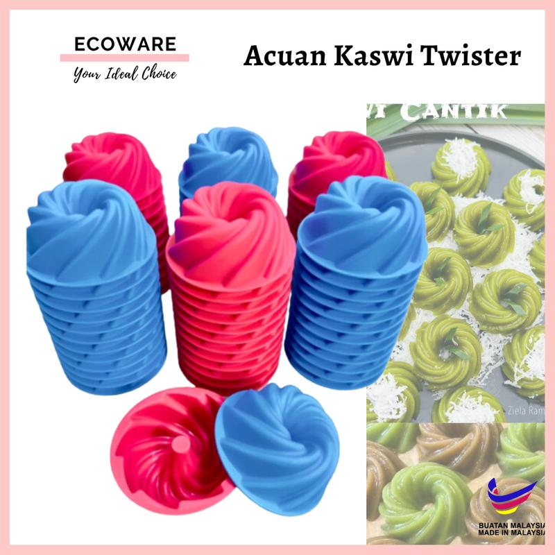 ECOWARE 12pcs Acuan Kaswi Viral/ Acuan Twister Mold/ Agar-argar ...