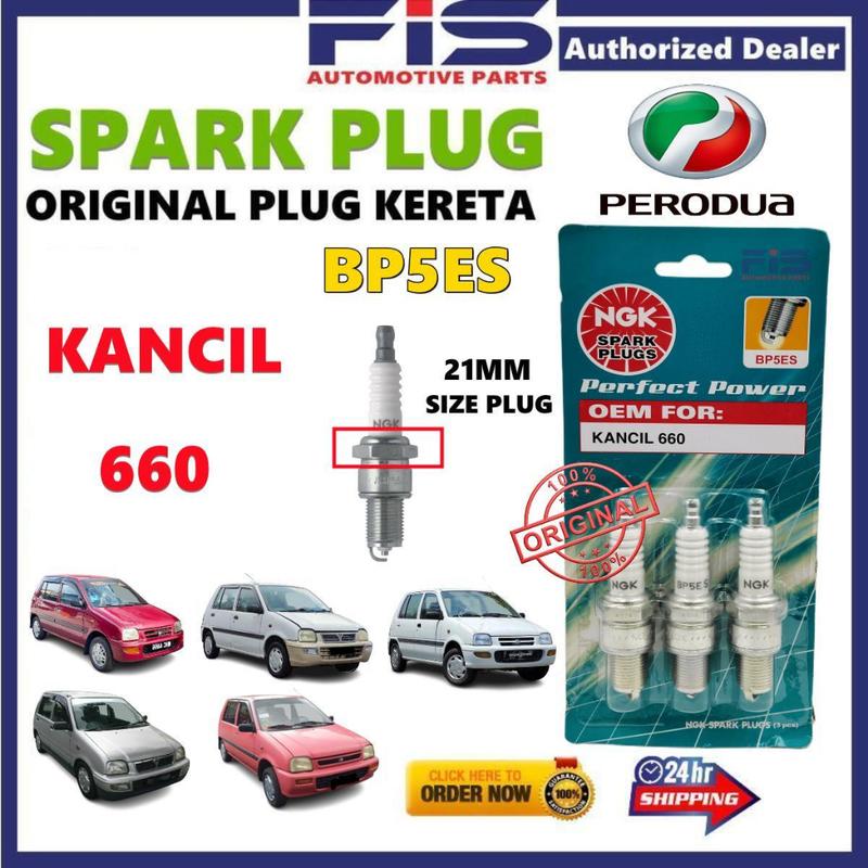 FIS NGK Plug Kereta Original Spark Plug Perodua Kancil 660 BP5ES-BP3 ...