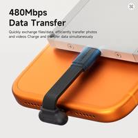 Promo HAGIBIS USB C RIGHT ANGLE CABLE SHORT 90 Degree TYPE C Power Bank ...