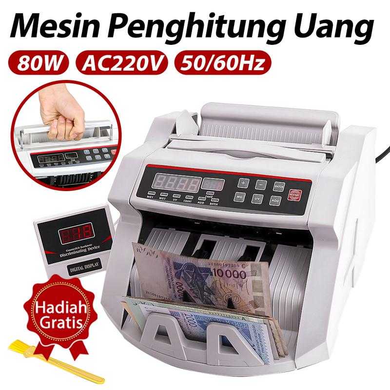 Mesin hitung uang dengan deteksi anti-pemalsuan UV/MG Penghitungan ...