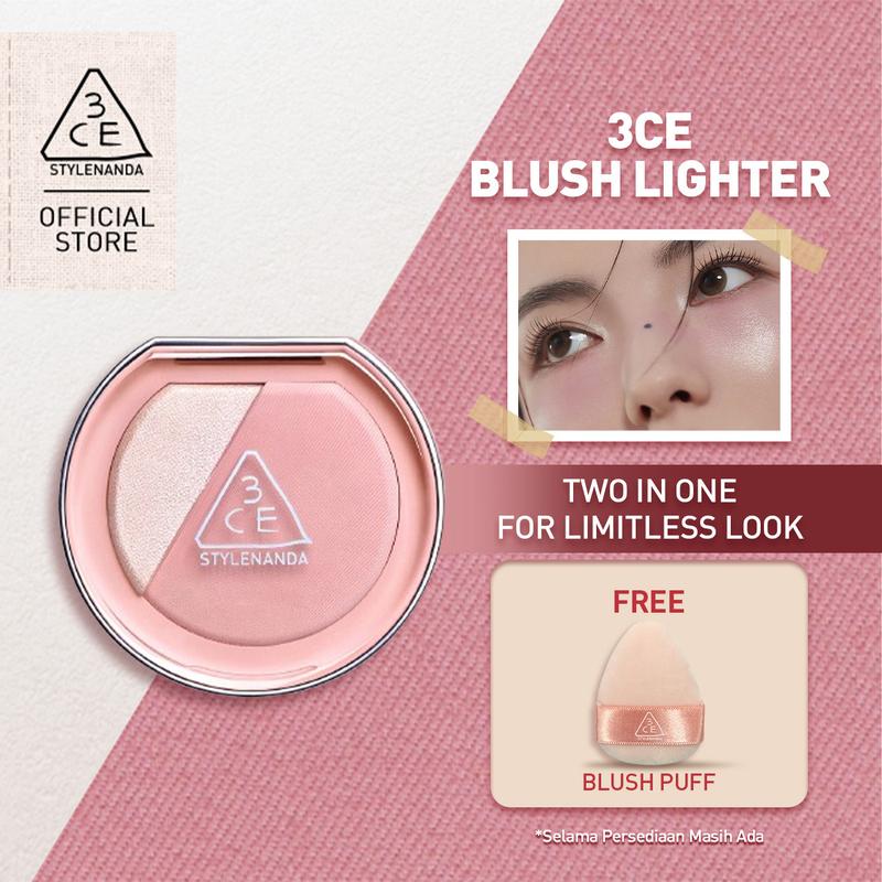 3CE Blushlighter - 2-in-1 Blush On Highlighter Matte & Pearl - Shop ...
