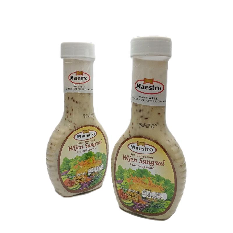 Maestro Wijen Sangrai 237 ml / Salad dressing Roasted sesame - Shop ...