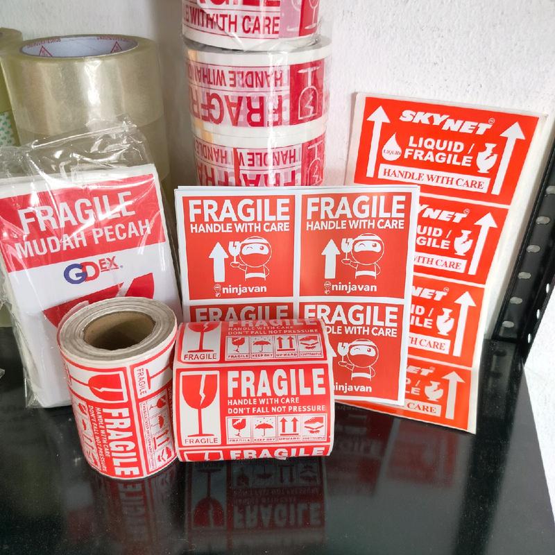 Fragile Sticker Ready stock water proof Stationery Office - TikTok Shop ...