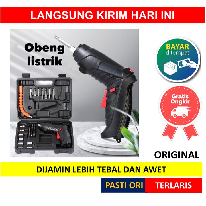 [ BENGLIS ] OBENG LISTRIK Mesin Obeng Listrik Bor Cordless Tools - Shop ...