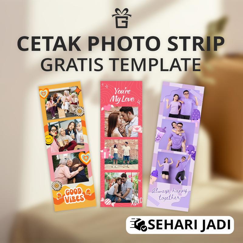 Custom Photo Strip Standar (15x5cm) I Cetak Foto Selfie Photobooth - Shop | Tokopedia