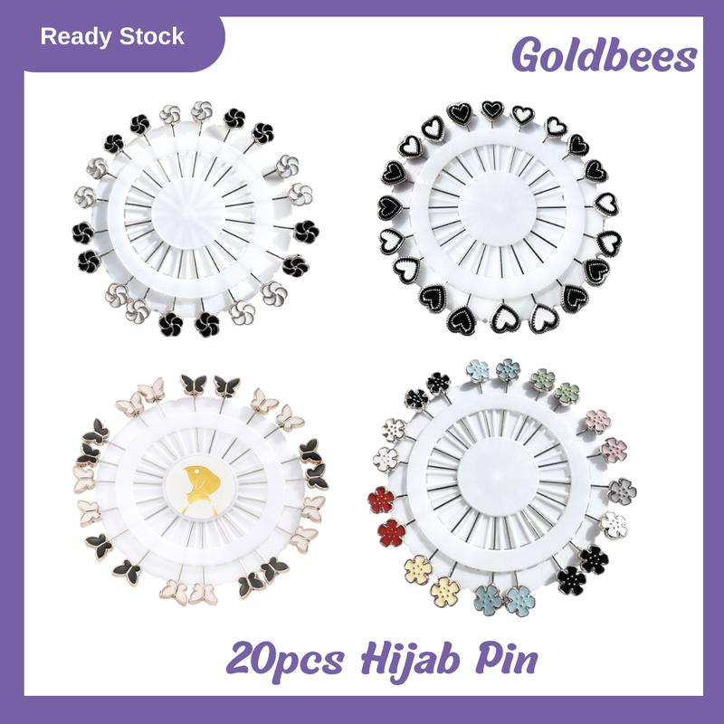 【READY STOCK】20pcs Long Needle Muslim Safety Pin Jarum Penit - TikTok ...