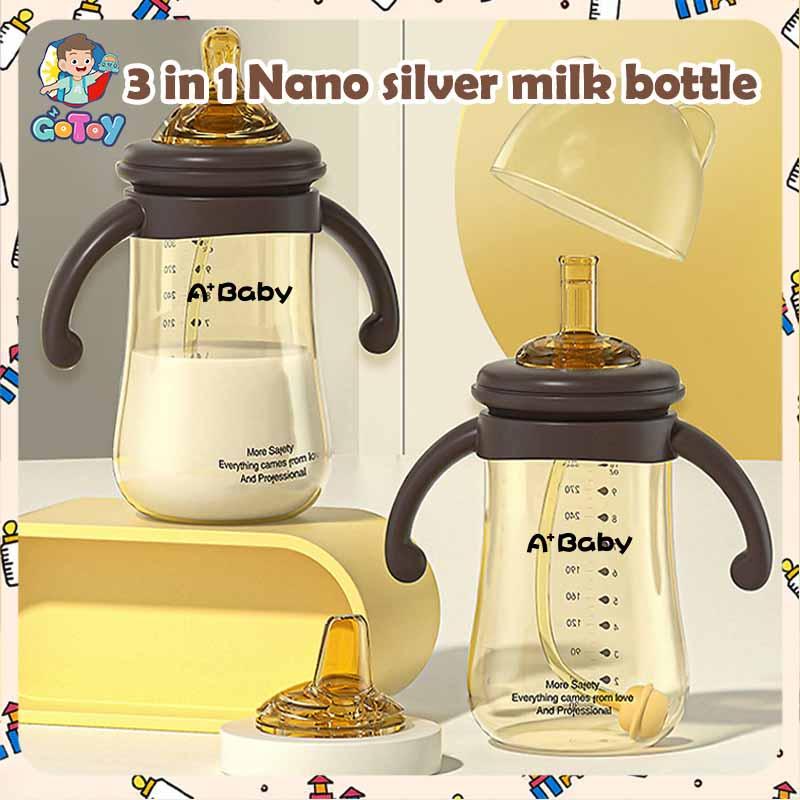 【3in1】Baby Feeding Bottle Anti Drop Imitation Breast Milk Newborn ...
