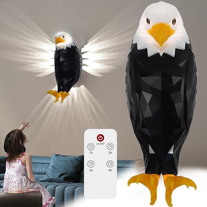 【COD&Local Delivery】Bald Eagle Wall Light, American Eagle Night - TikTok Shop Malaysia