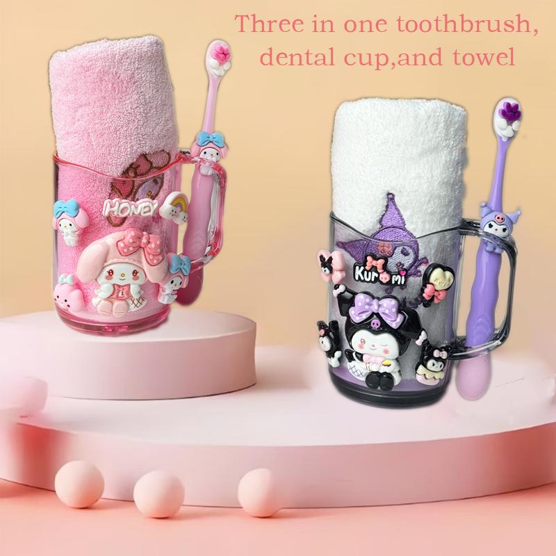 toothbrush for kids sanrio toothbrush case Kuromi toothbrush - TikTok ...
