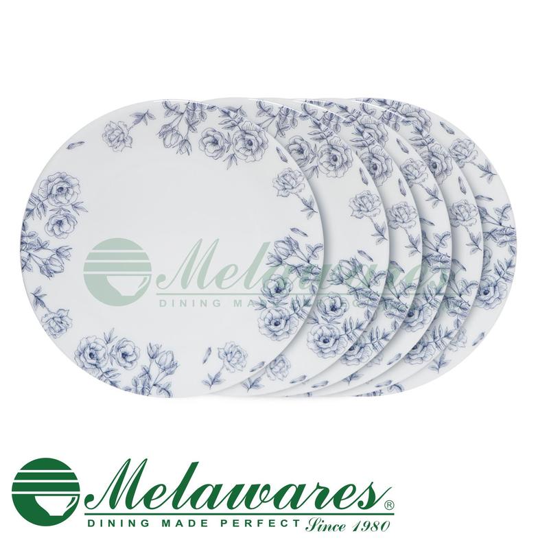 Melawares 6pc 10" Allison Round Plate Set - TikTok Shop Philippines