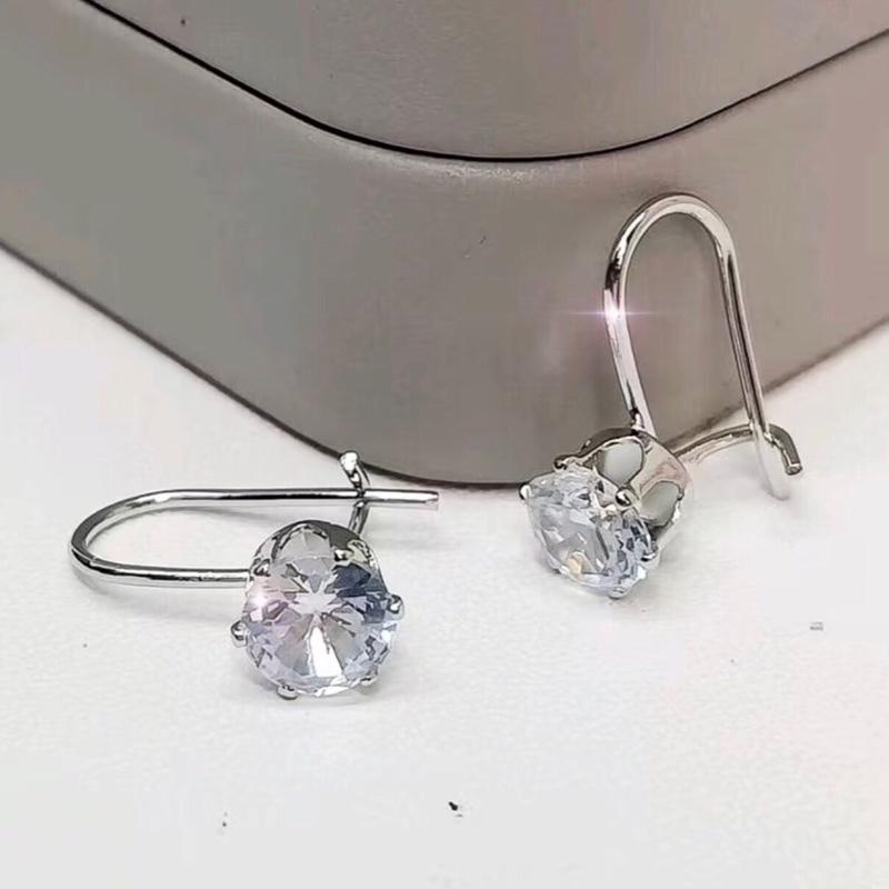 Anting Wanita Titanium Silver Model Desi Elegand Anti Karat Dan Anti ...