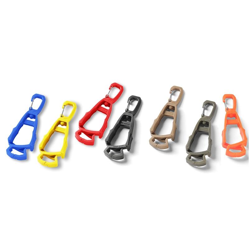 Work Glove Clips Metal Carabiner Belt Clips Metal Buckle Plastic Fixing ...